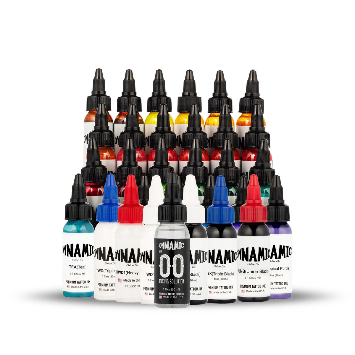 Dynamic Color Co- Master Collection 1oz Color Tattoo Ink Set, Includes – Under Yours