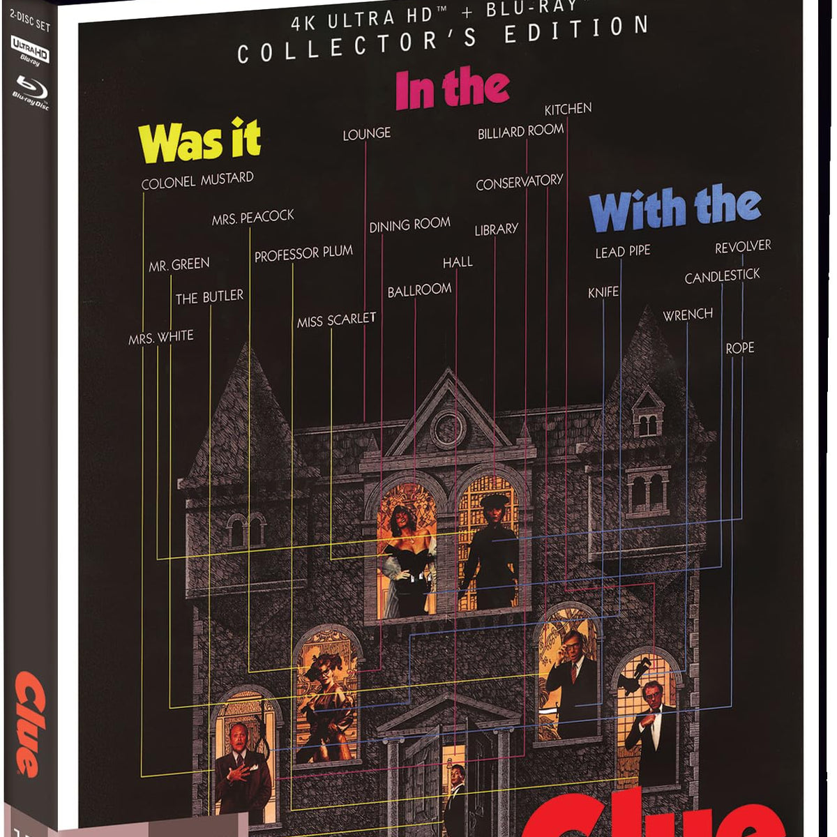 Clue (1985) - Collector's Edition 4K Ultra HD + Blu-ray [4K UHD] – Under Yours