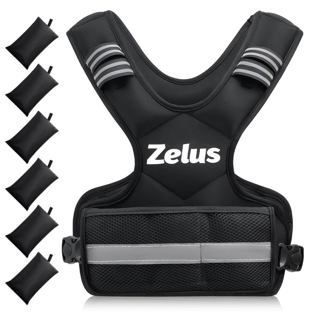 ZELUS Weighted Vest for Men and Women | 4-10lb/11-20lb/20-32lb Vest wi – Under Yours