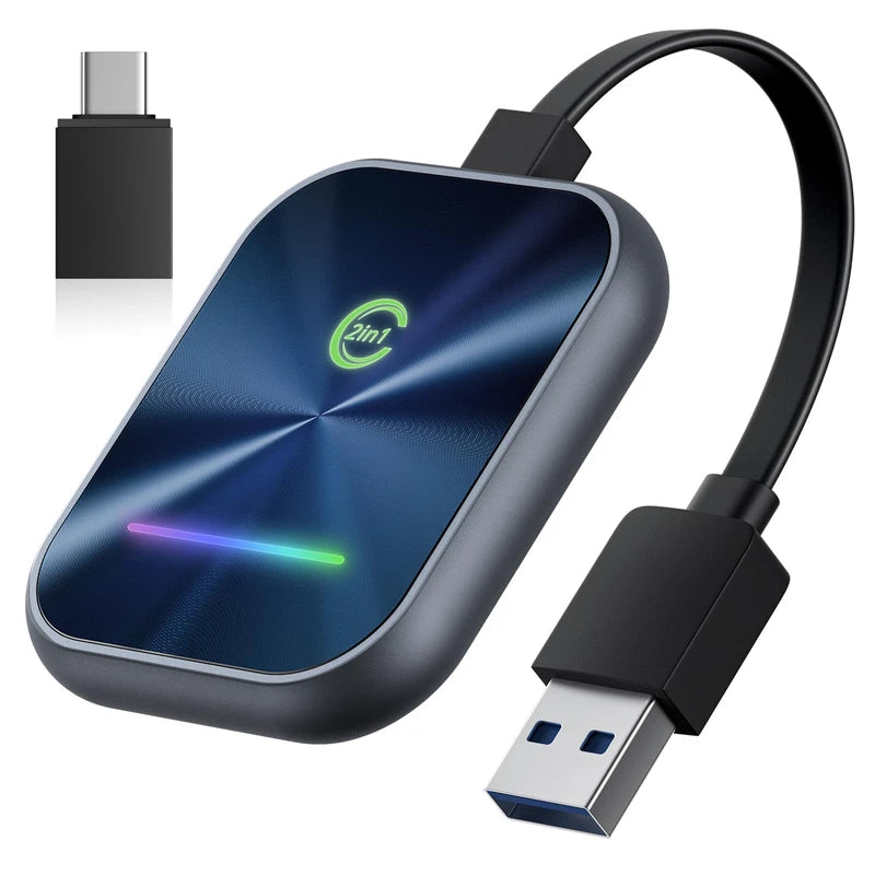 KUKIHO 2025 Version Carplay Wireless Adapter, Android Car Wireless Ada – Under Yours