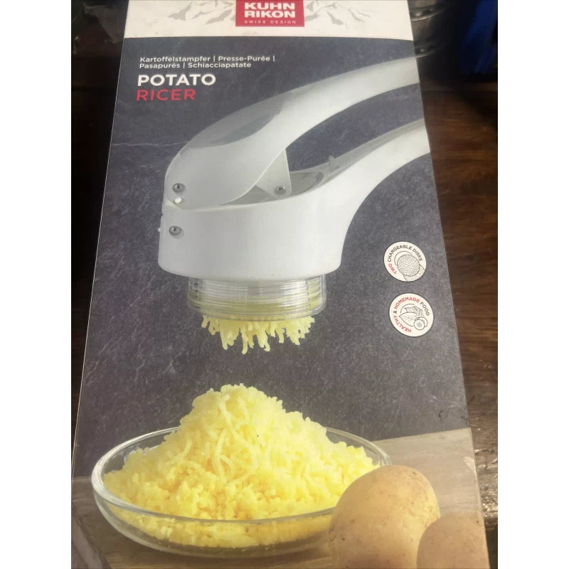 Kuhn Rikon Potato Ricer baby food Masher Fruit Veggie Press 2 disk #1 ...