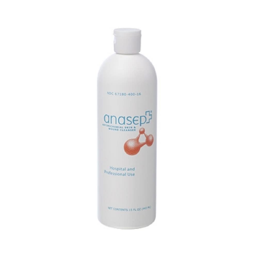 Anasept Skin and Wound Antiseptic - 15 Oz Bottle with Dispensing Cap ...