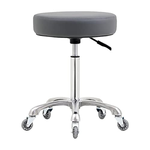 Ainilaily Rolling Stool with Wheels, Heavy Duty 400 lbs Stool for Shop ...
