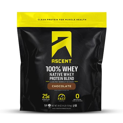 Ascent Native Fuel Whey Protein Powder - Chocolate - 4 lbs – Under Yours