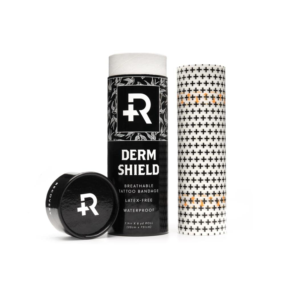 Recovery Derm Shield Tattoo Aftercare Bandage Roll - Transparent, Wate ...