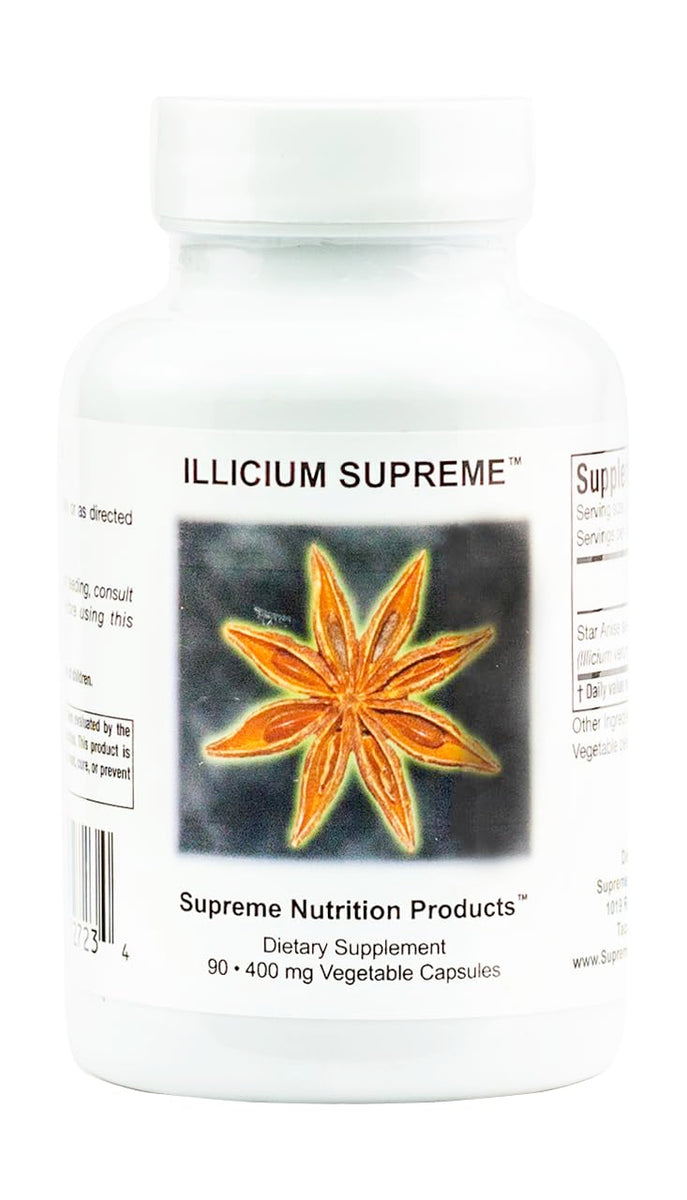 Supreme Nutrition Illicium, 90 Pure Star Anise Vegetarian Capsules ...