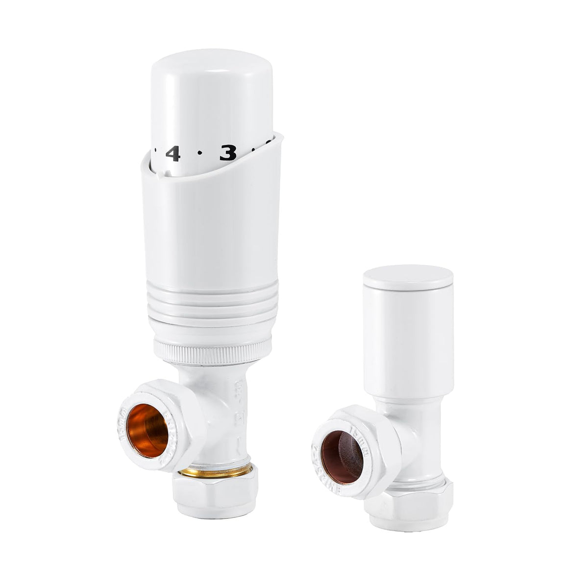 Sandy Beach Central Heating TRV Radiator Valves - Angled Radiator Valv ...