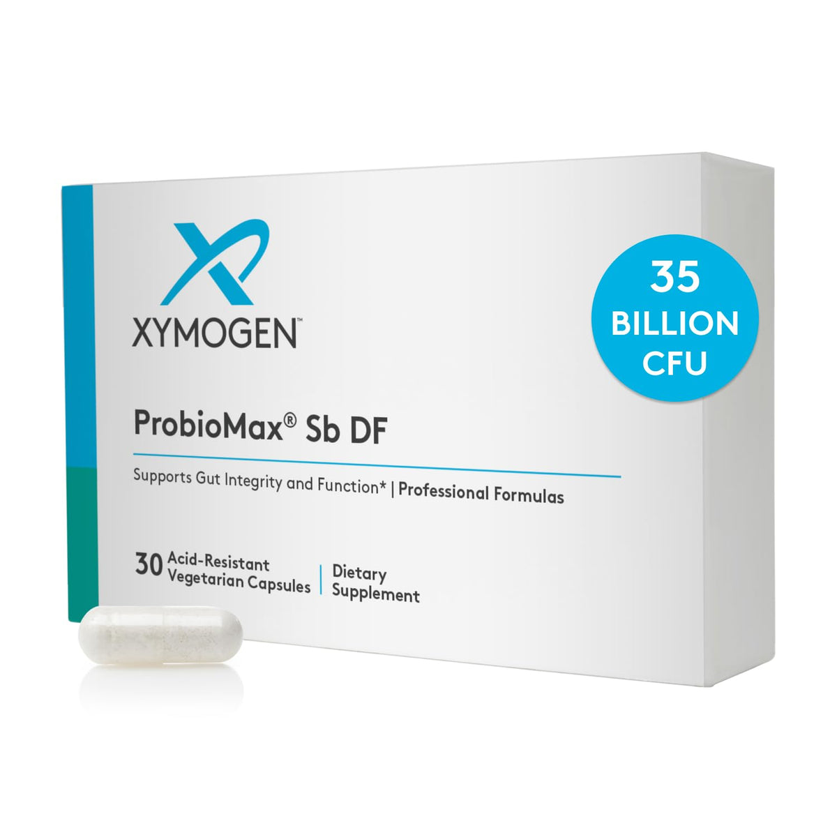 XYMOGEN ProbioMax Sb 35B - 35 Billion CFU Probiotic Supplement with La ...