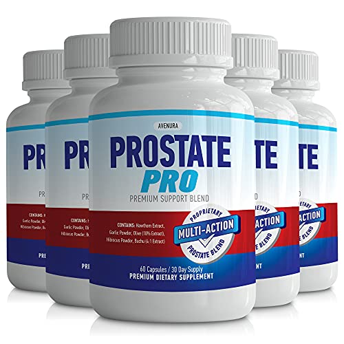 Avenura (5 Pack) Prostate Pro Supplement for Men (300 Capsules) – Under ...