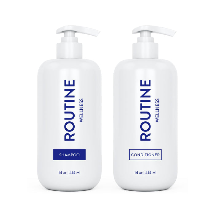 Routine Wellness Shampoo and Conditioner Set for Stronger Hair - Vegan ...