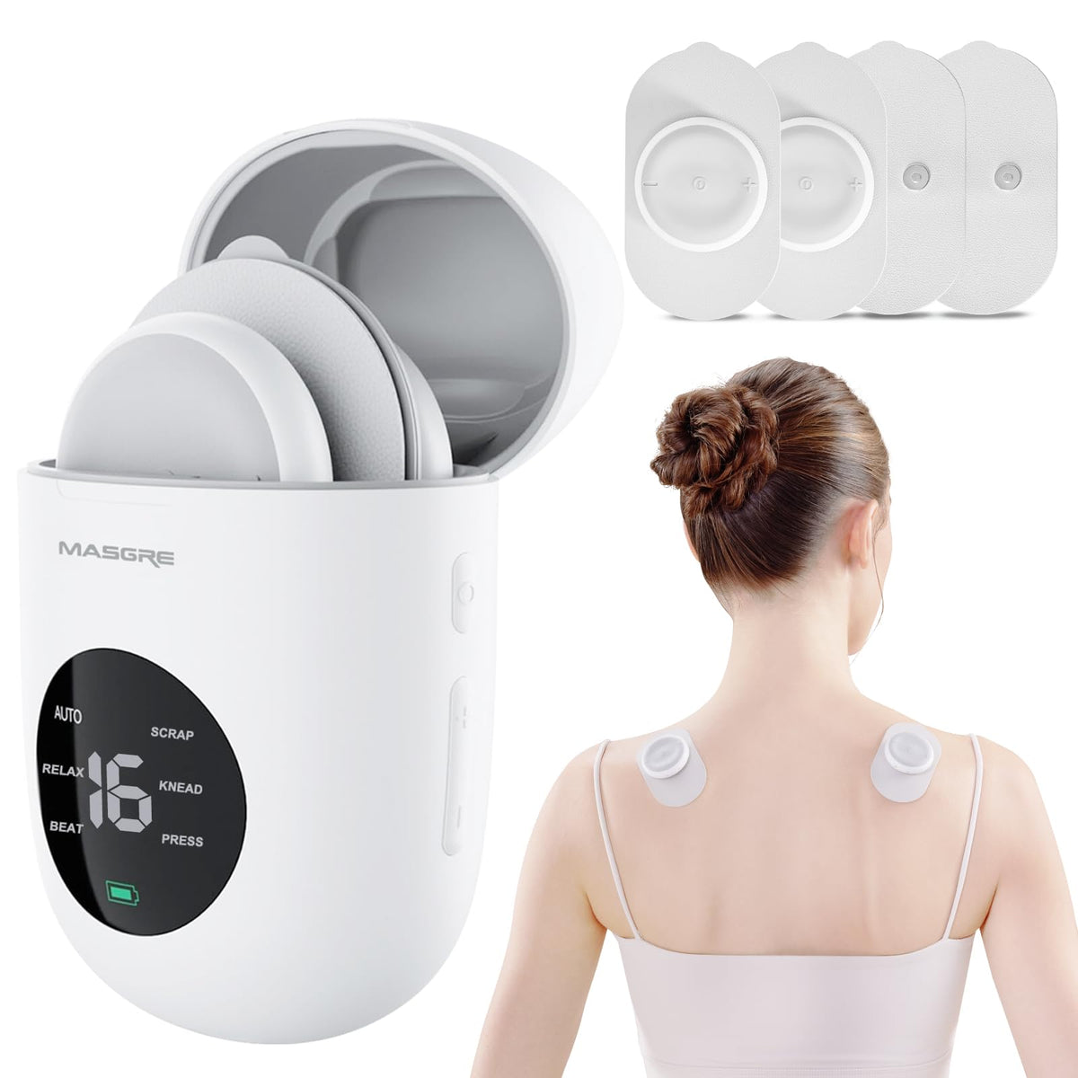 TENS Unit - Wireless Muscle Stimulator for Pain Relief, Dual Channel 1 ...