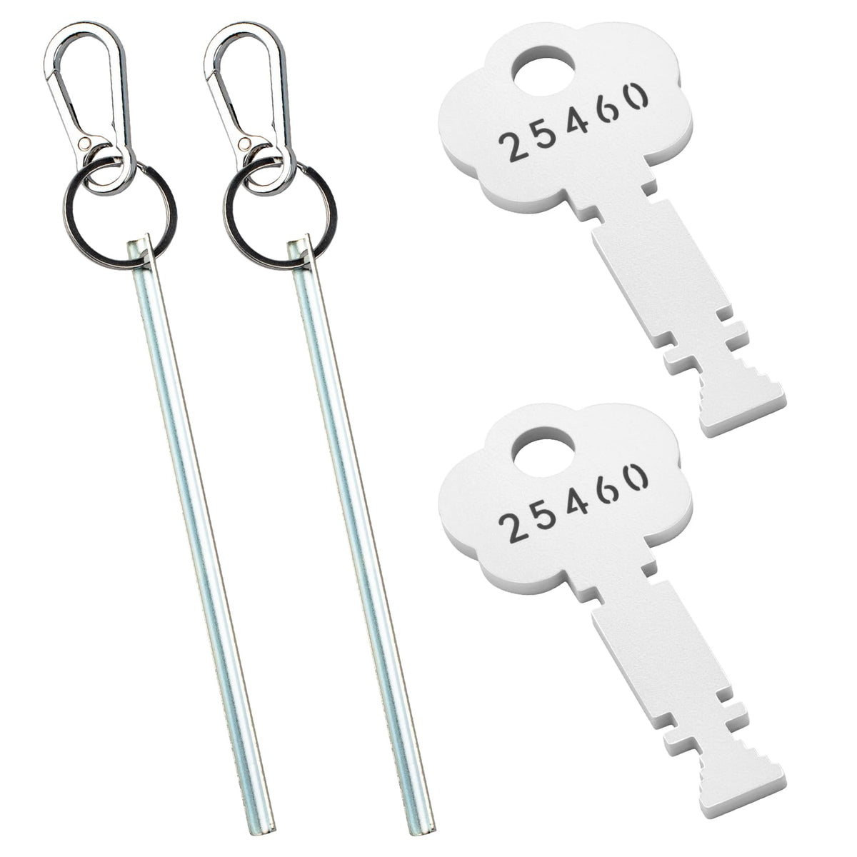 Half-Moon Elevator Door Key + 25460 Fire Alarm Key Set, Rapid Rescue ...