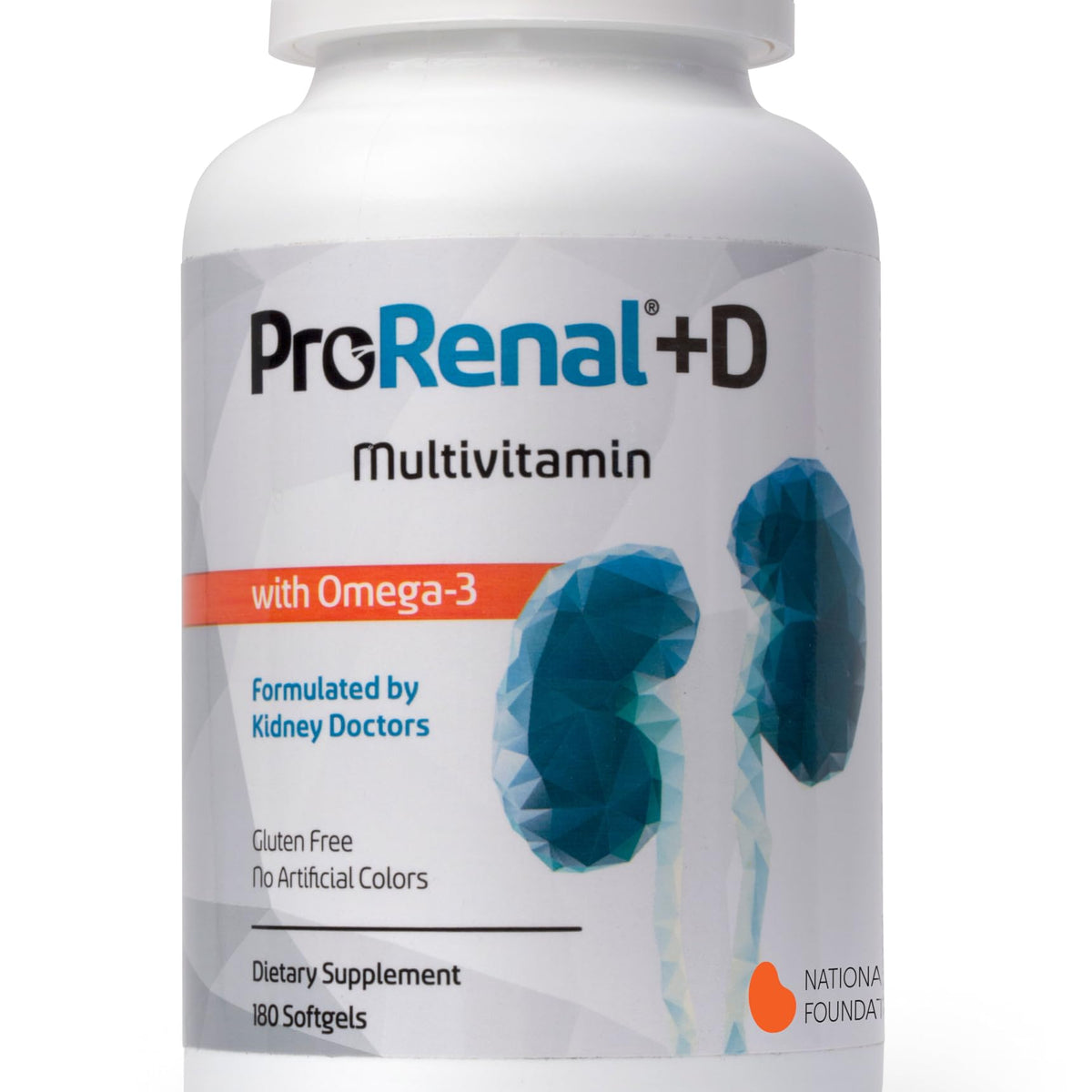 ProRenal+D with Omega-3 Fish Oil Kidney Multivitamin 90-Day Supply ...