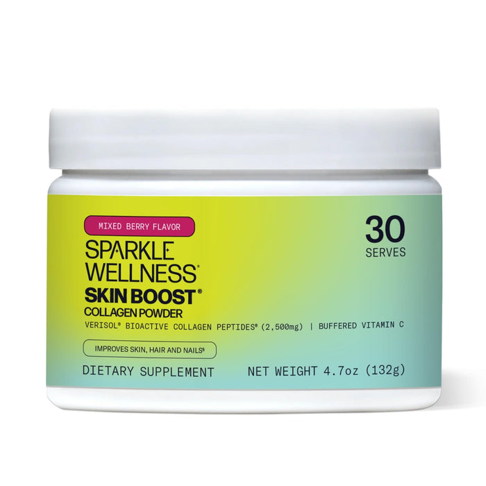 Sparkle Skin Boost (Mixed Berry) [30-Serves] Verisol Collagen Peptides ...