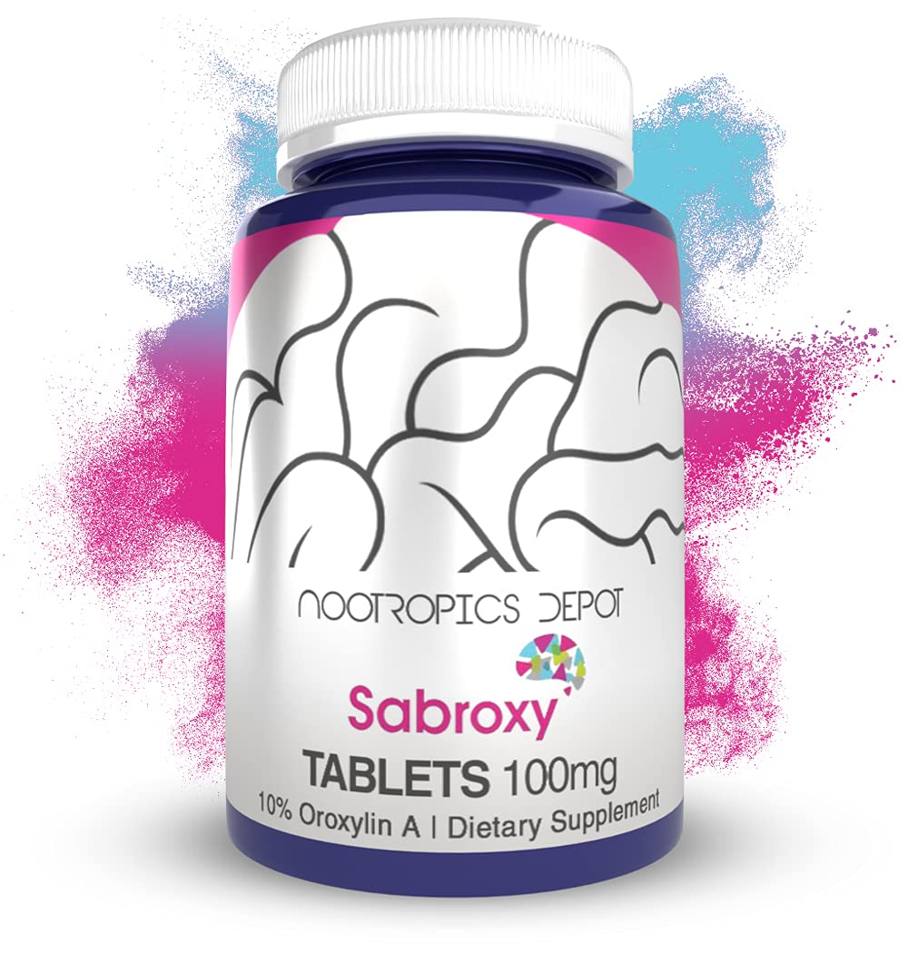 Nootropics Depot Sabroxy® Tablets | 100mg | 90 Count | Minimum 10% Oro ...