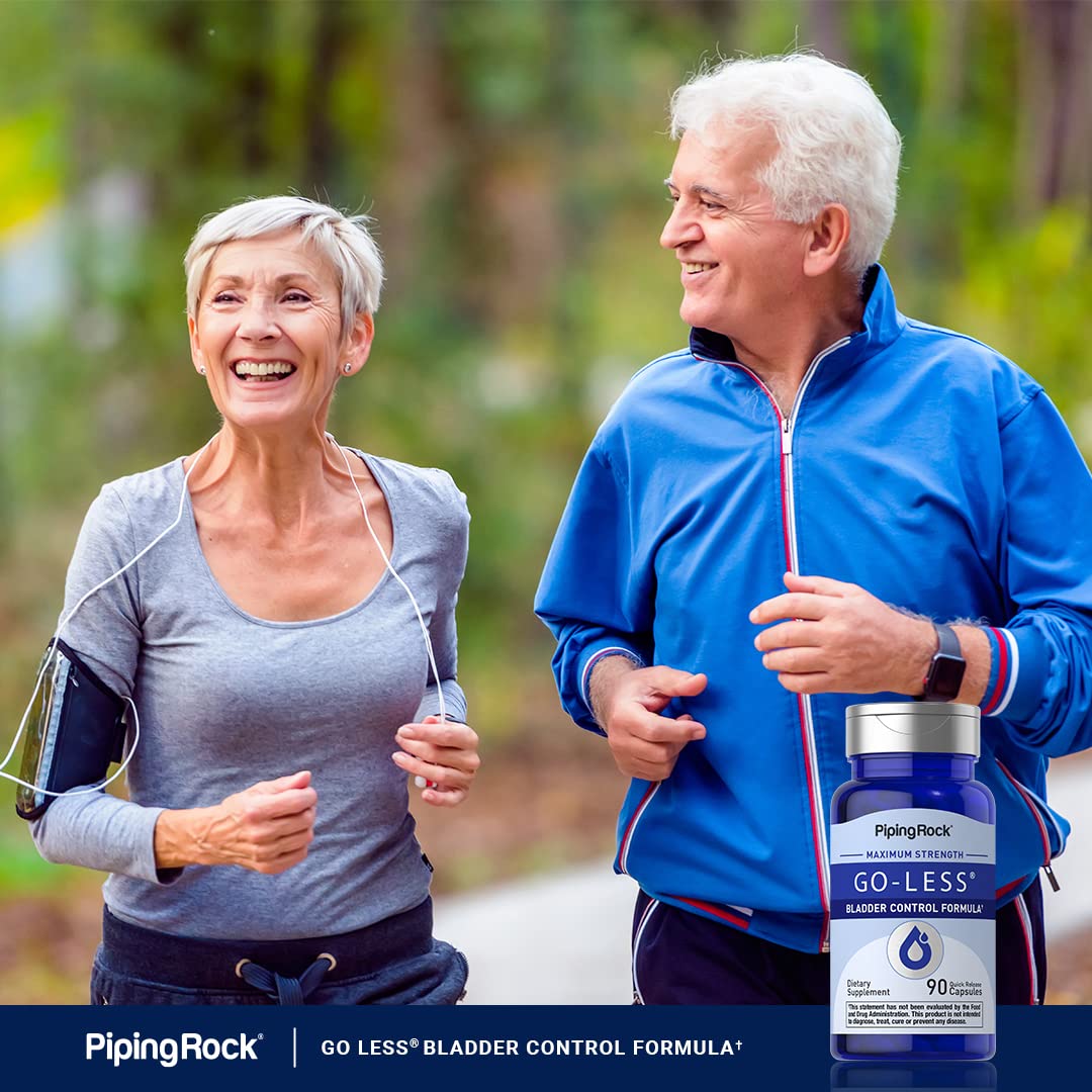 Piping Rock Go Less Bladder Control Pills | 90 Capsules | Maximum Stre ...