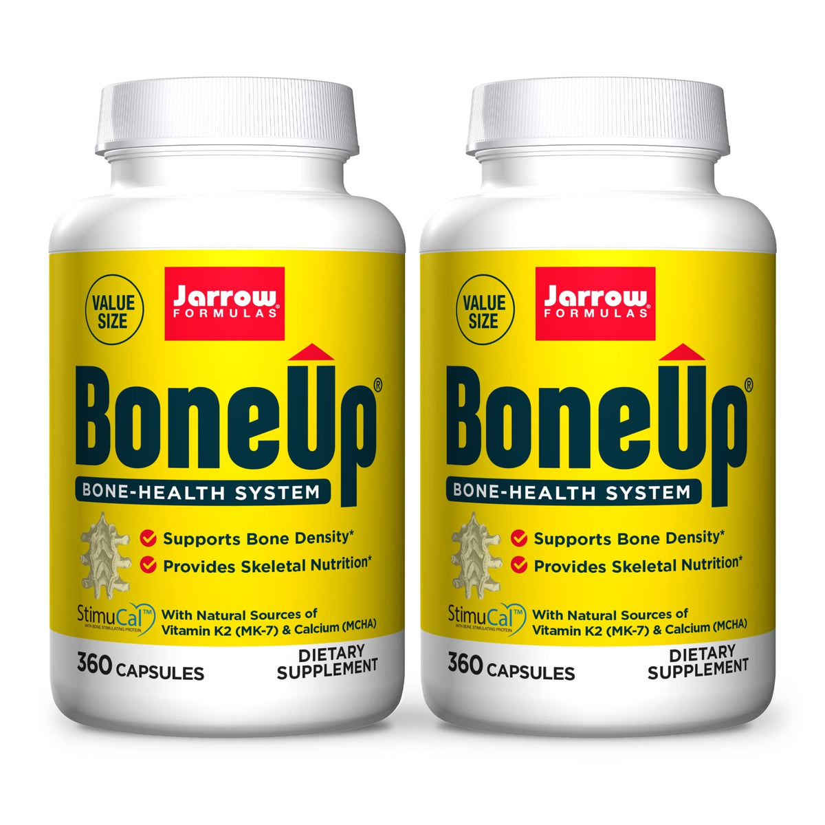 Jarrow Formulas BoneUp - 360 Capsules, Pack of 2 - Micronutrient Formu ...