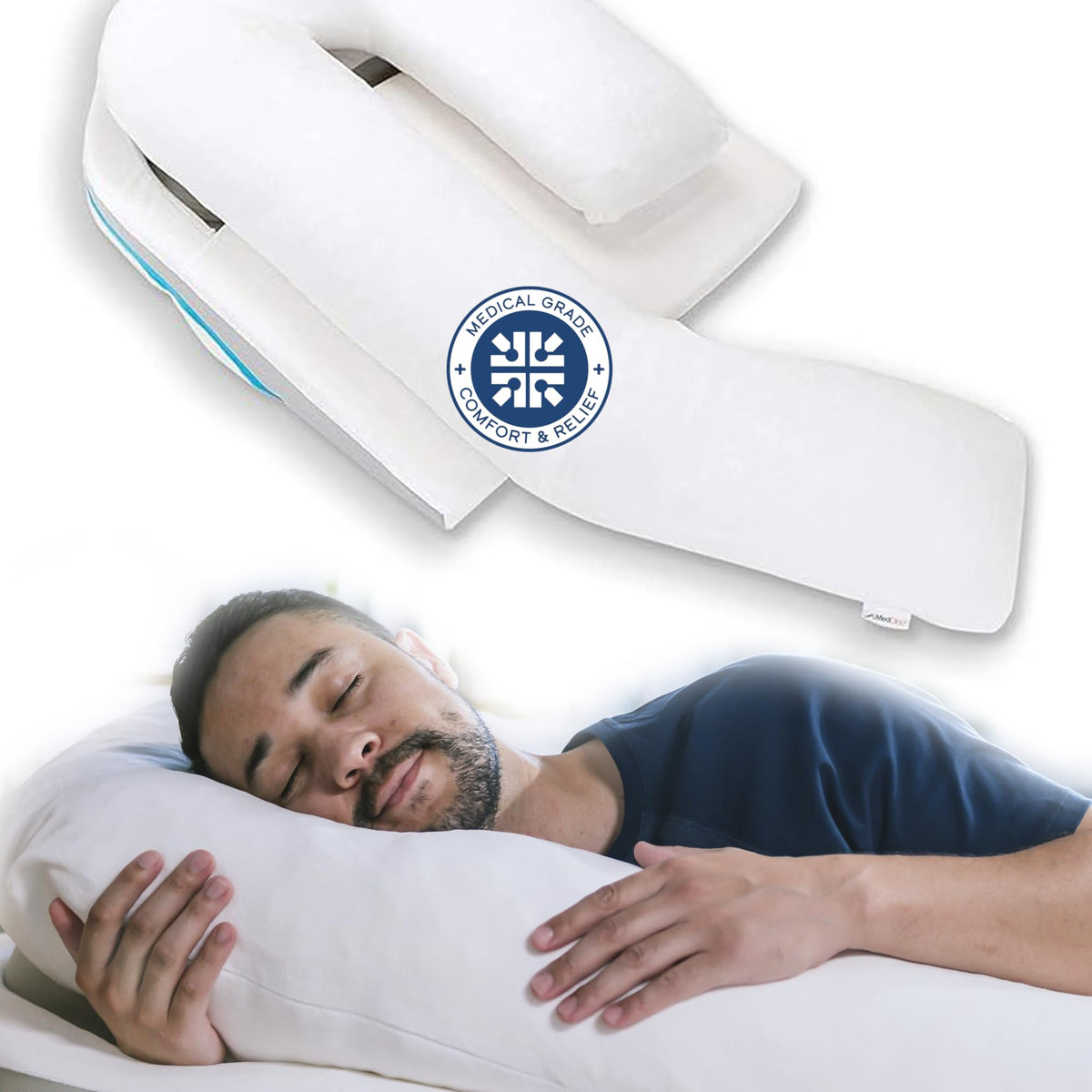 MedCline Shoulder Relief System, Bed Wedge Pillow for Shoulder Pain Re ...