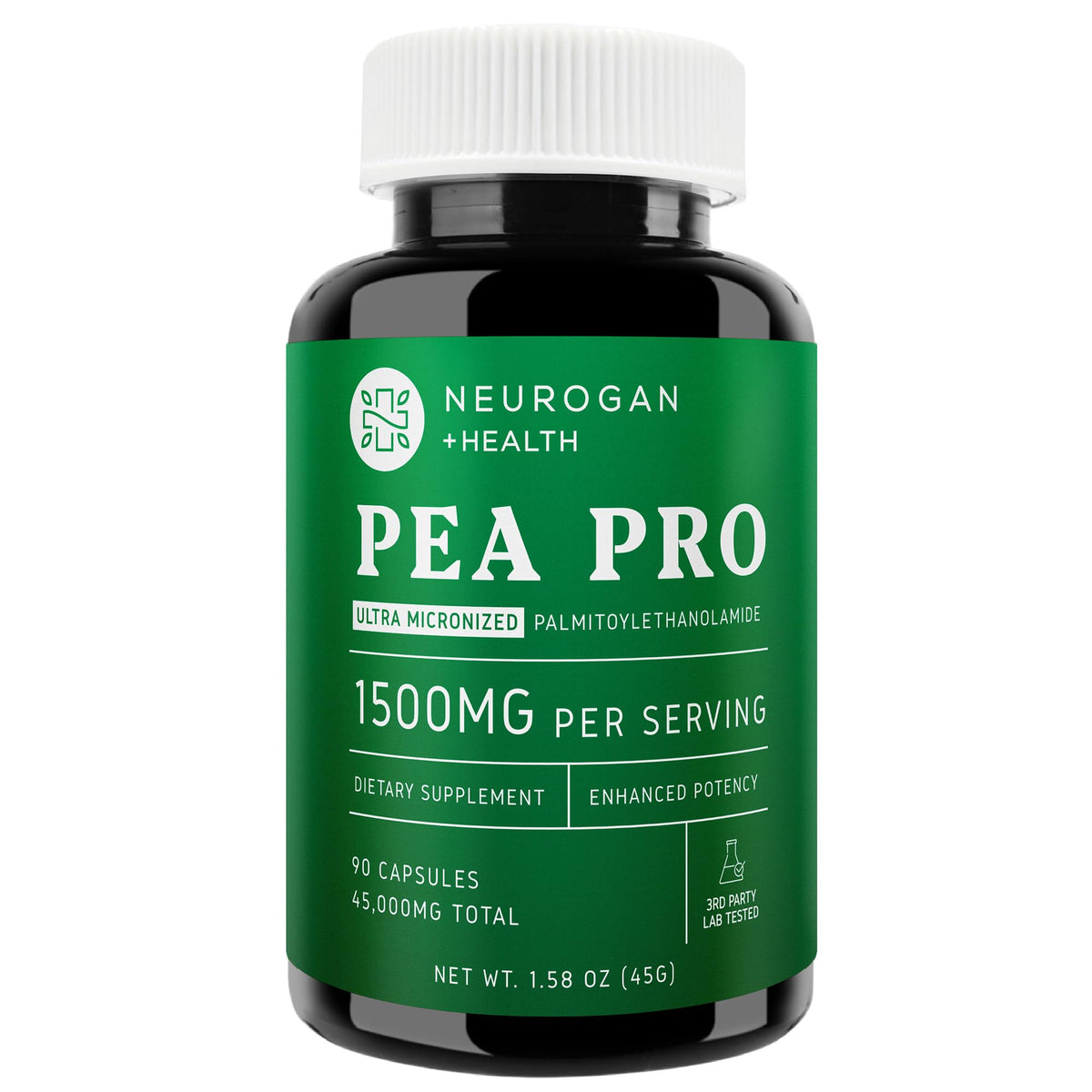 Ultra Micronized Palmitoylethanolamide (Pea) Supplement - 1500 MG Per ...
