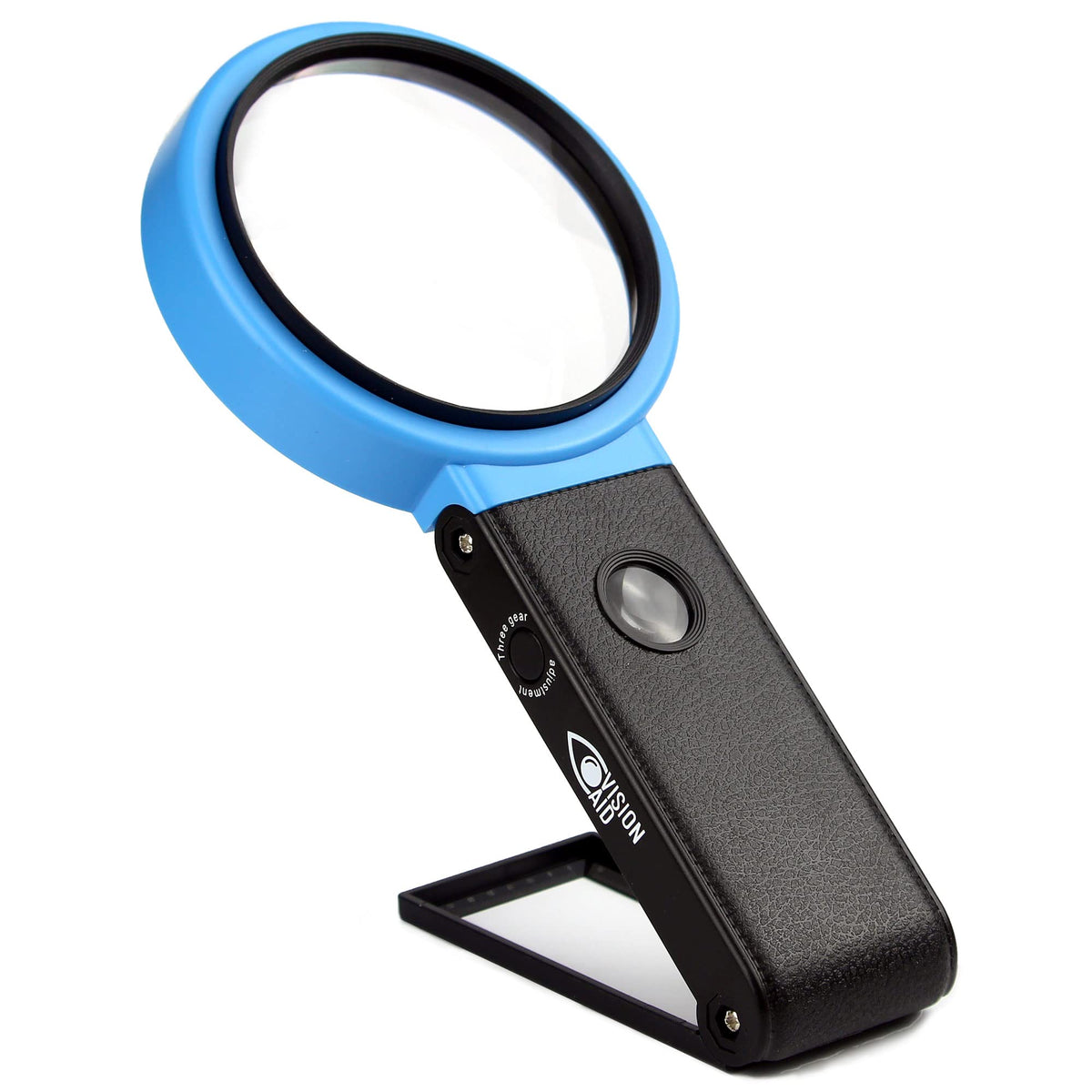 VISION AID 30X Hands-Free Magnifying Glass with 21 LED Lights for Coin ...
