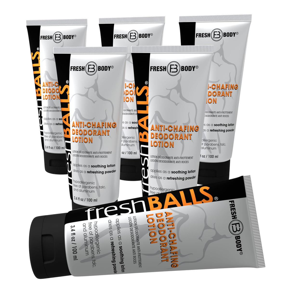 Fresh BALLS Deodorant Cream to Powder | Men's Anti-Chafing Lotion and ...