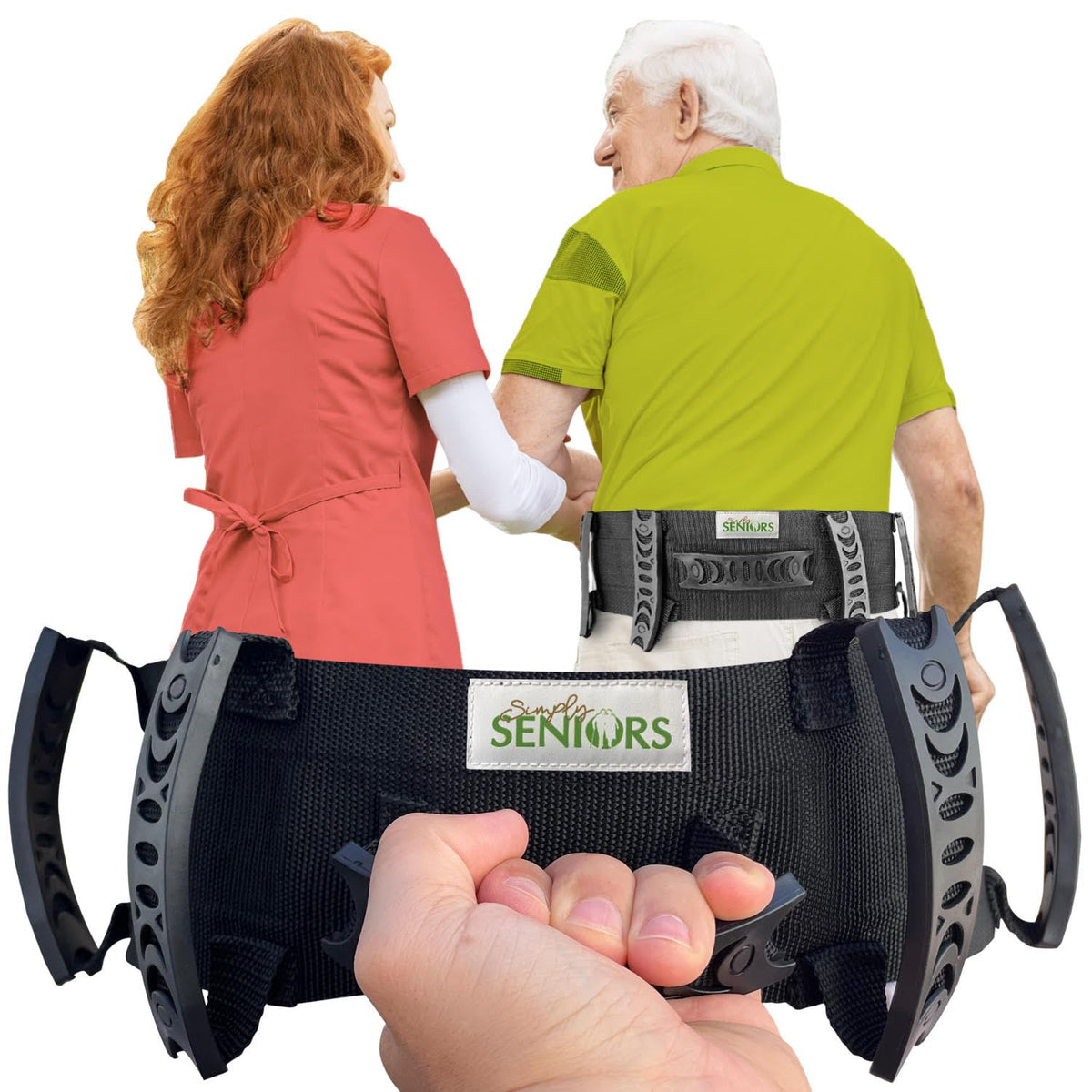 Gait Belts for Seniors - Transfer Gate Belts With Handles for Lifting ...