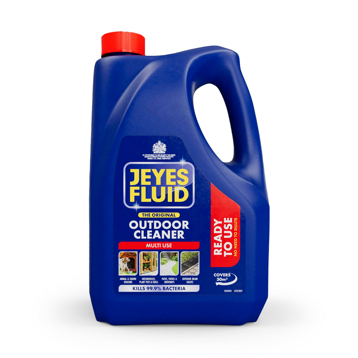 Jeyes Fluid Ready-To-Use Outdoor Cleaner and Disinfectant for Paths, P ...