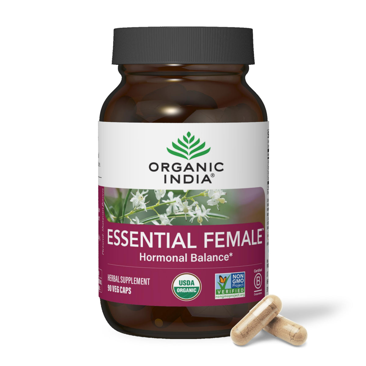 ORGANIC INDIA Essential Female Herbal Supplement - Hormonal Balance, W ...