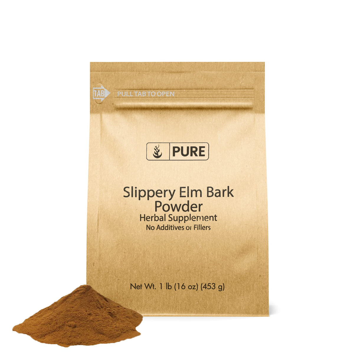 Pure Original Ingredients Slippery Elm Bark Powder (1 lb), Pure & Natu ...