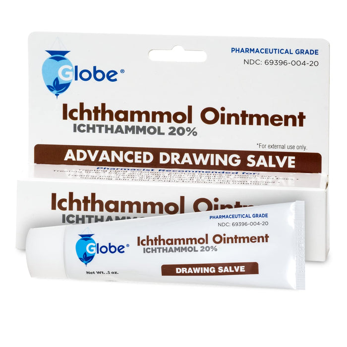GLOBE Ichthammol Ointment 20% (Drawing Salve) 1 OZ - Soothing Skin Rel ...