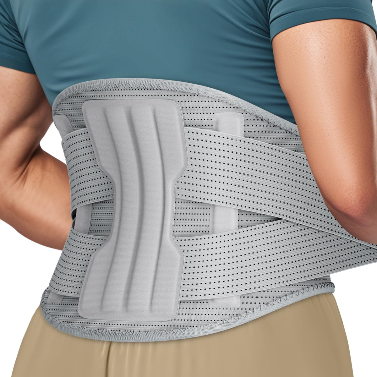 NEENCA Professional Back Brace for Herniated Disc, Lower Back Pain Rel ...