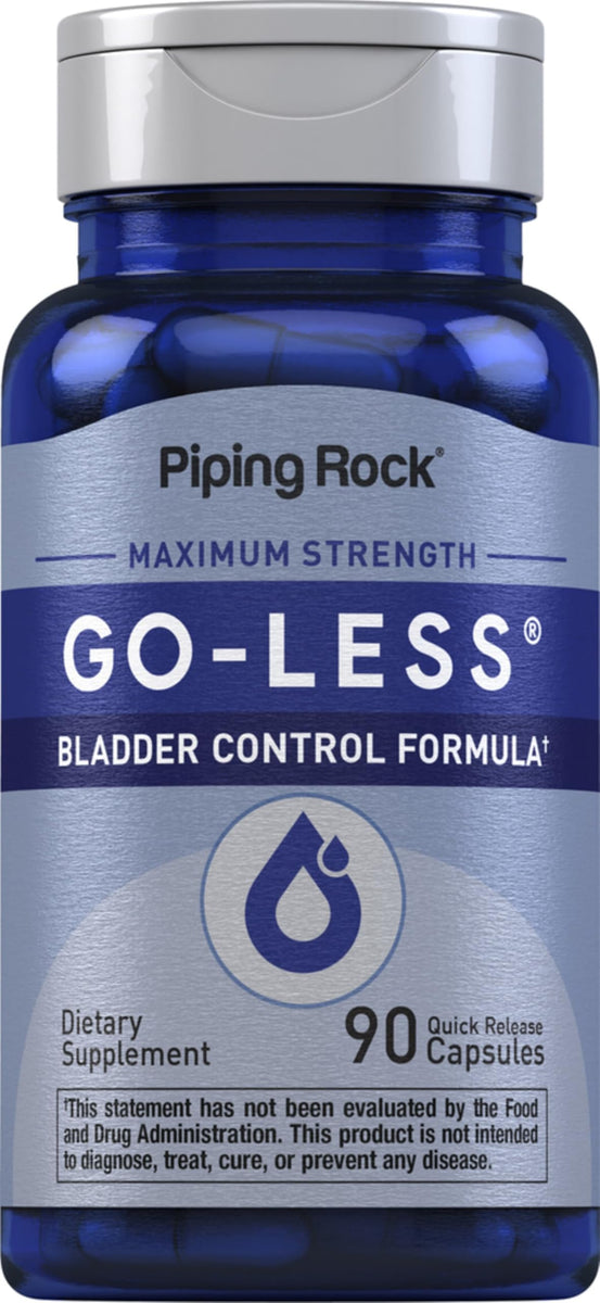 Piping Rock Go Less Bladder Control Pills | 90 Capsules | Maximum Stre ...