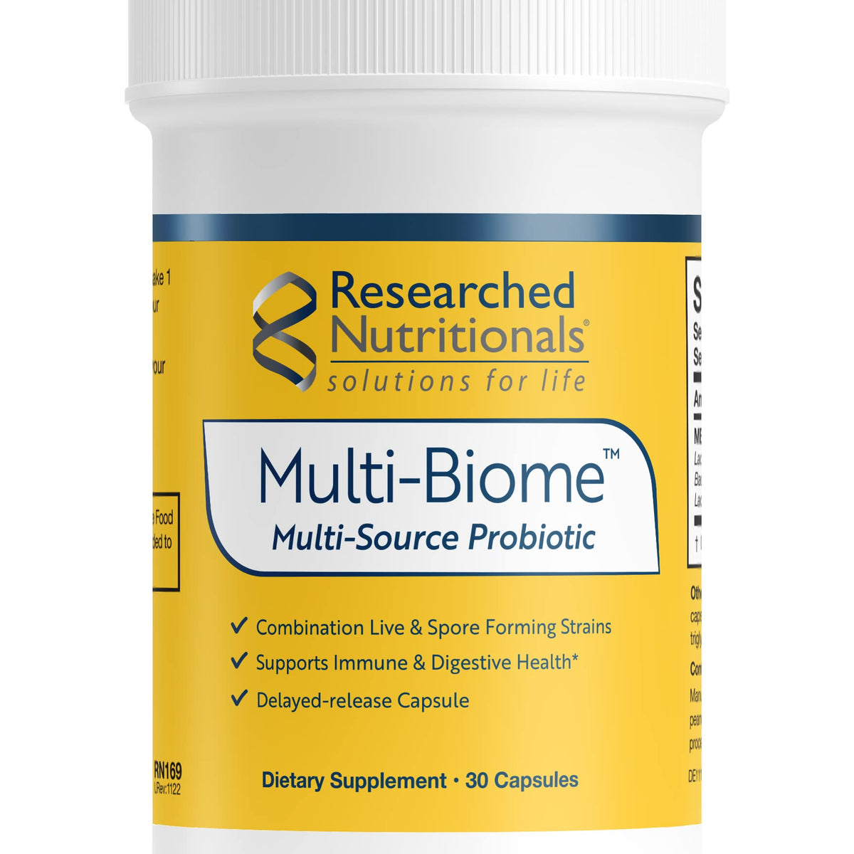 Researched Nutritionals Probiotics for Digestive Health - Multi-Biome ...