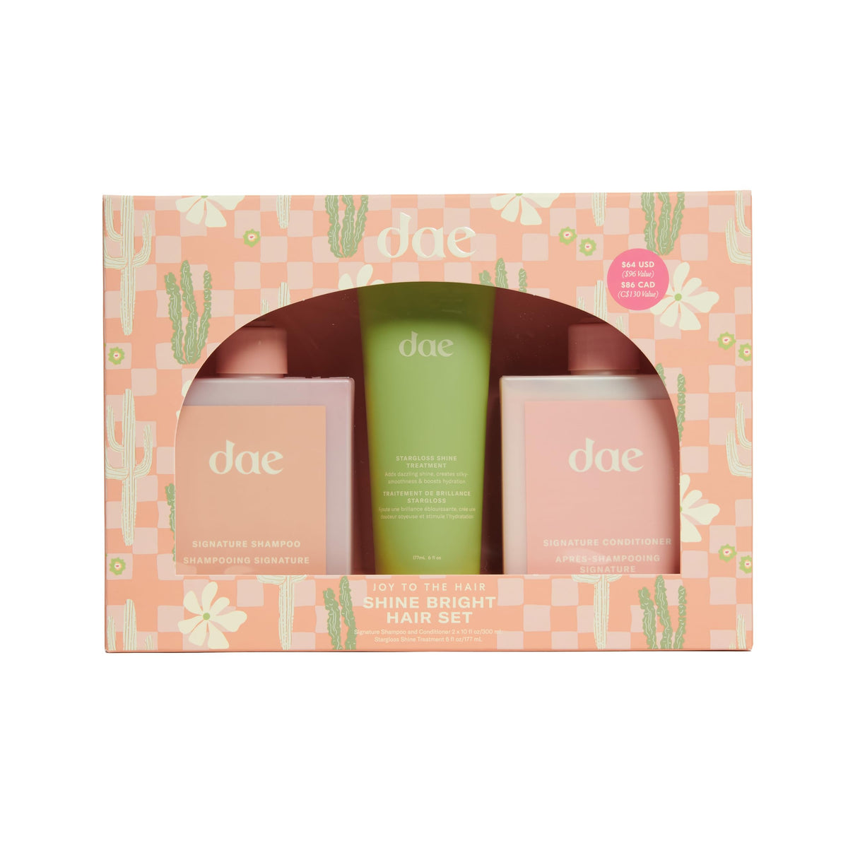 dae Hair Shine Bright Set (Signature Shampoo, Signature Conditioner ...