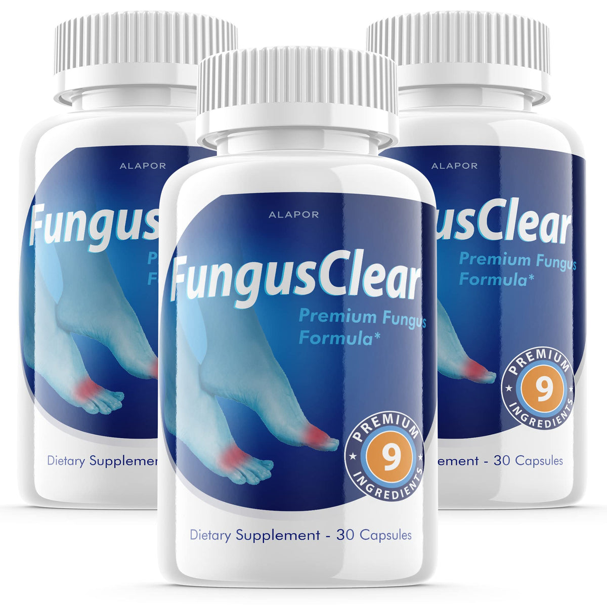 Alapor (3 Pack) Fungus Clear - Probiotic Pills, Advance Formula Fungus ...