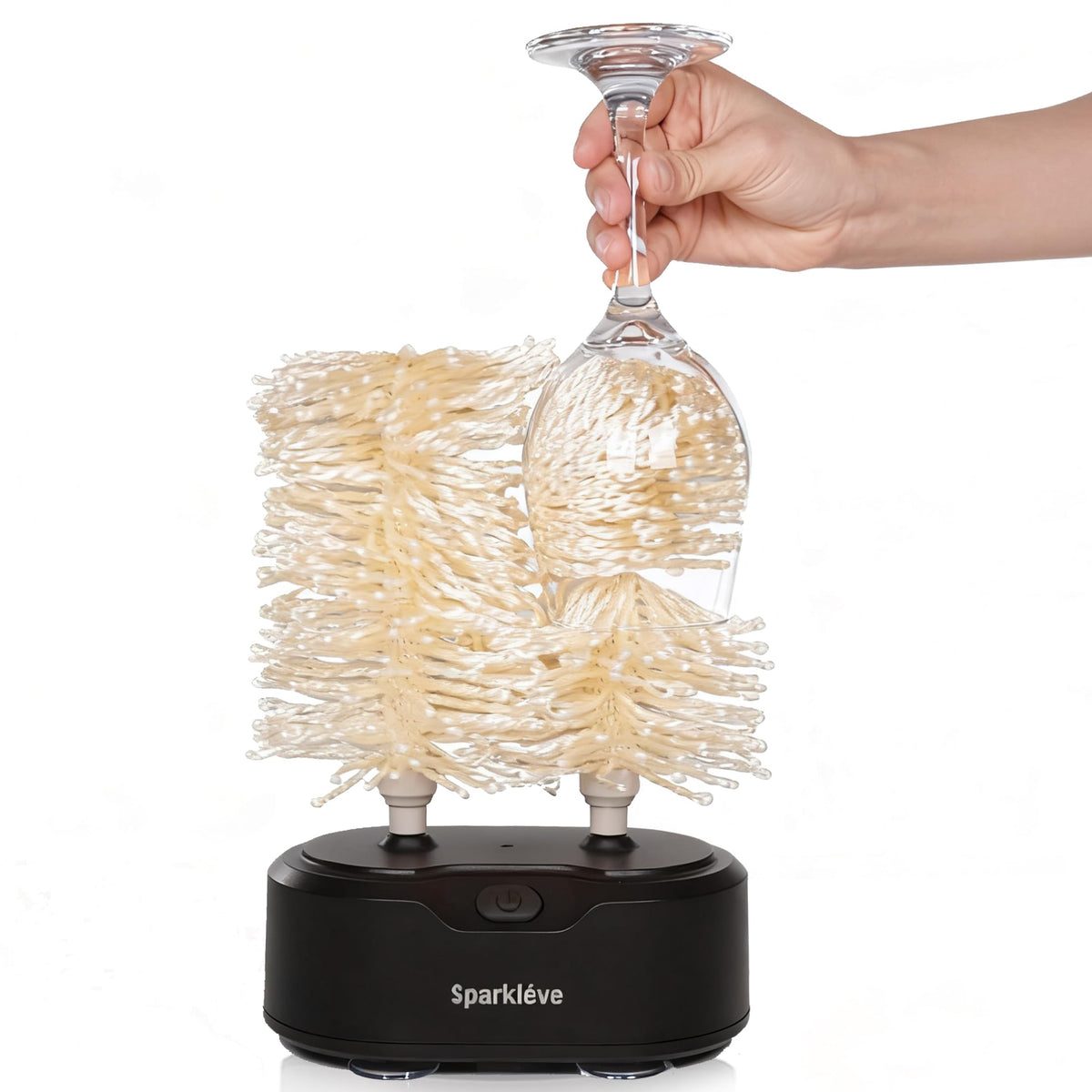 Home Glassware Polisher, World's First Affordable Spinning Glass Polis ...