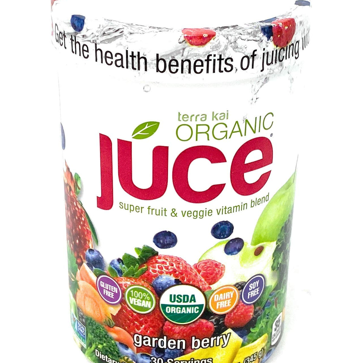 Terra Kai Organics Juce Super Fruit and Veggie Blend Drink, 12.2-Ounce ...