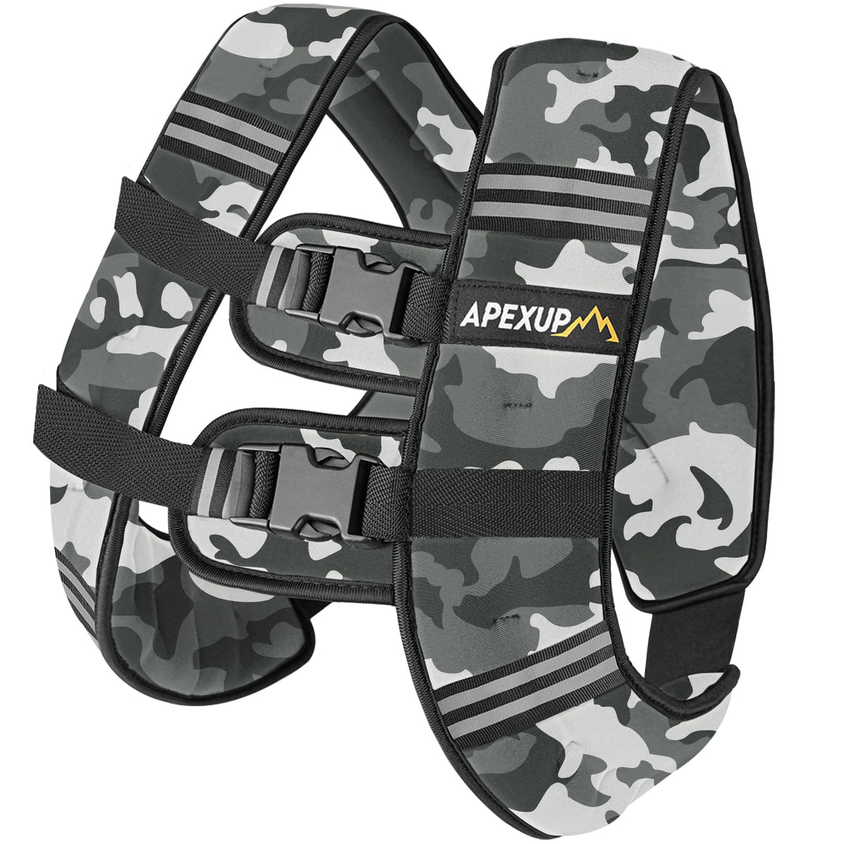 APEXUP Weighted Vest with 5lbs/10lbs/15lbs/20lbs/25lbs/30lbs Weights a ...