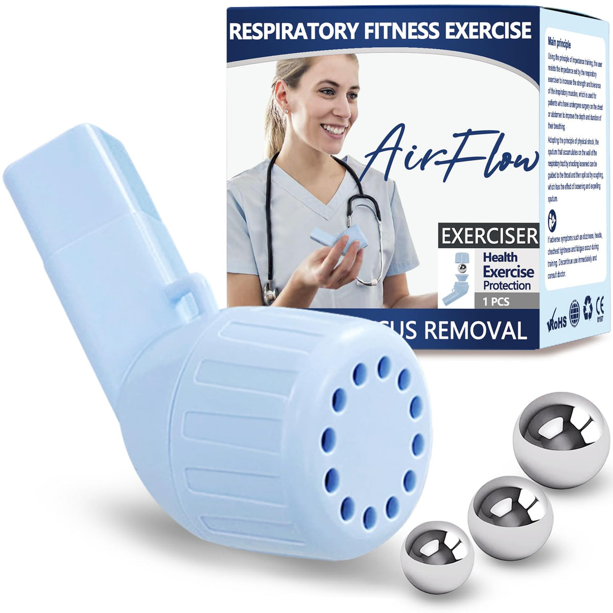 Mucus Clearance and Lung Expansion Device, Flutter Valve Mucus Removal ...