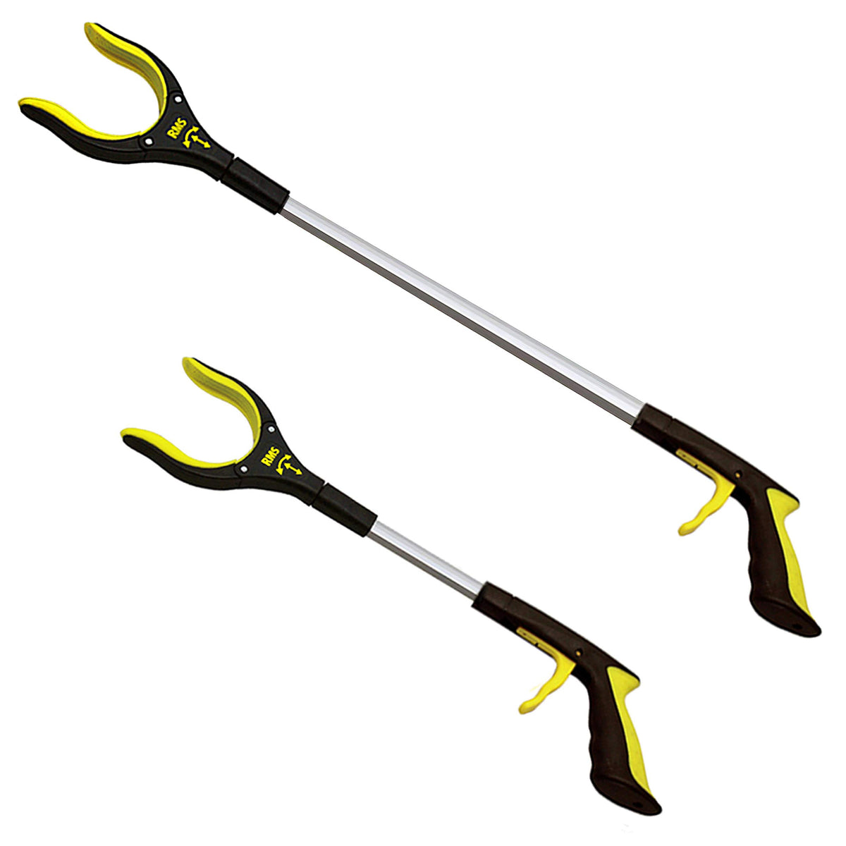 RMS 2-Pack 32 Inch and 19 Inch Grabber Reacher with Rotating Jaw - Mob ...