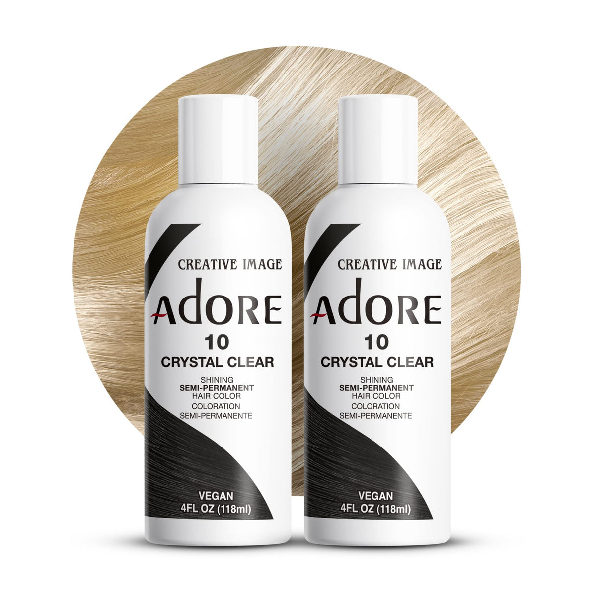 Adore Semi Permanent Hair Color - Vegan and Cruelty-Free Clear Hair Dy ...