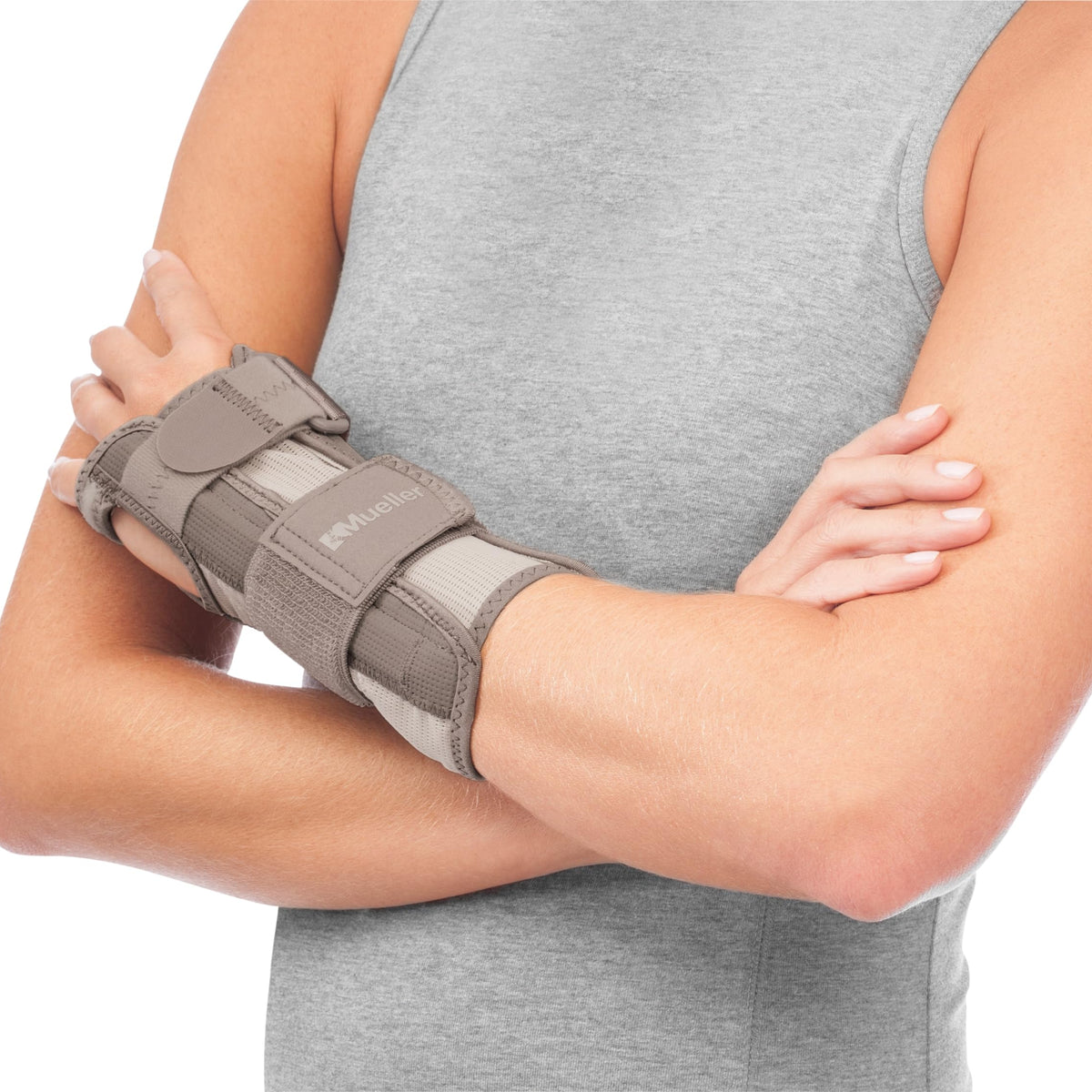 MUELLER Sports Medicine Reversible Wrist Stabilizer with Splint, Wrist ...