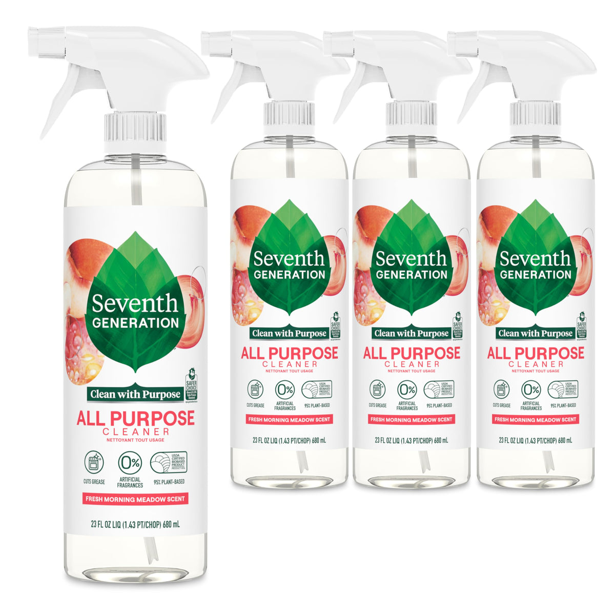 Seventh Generation All Purpose Cleaner, Degreasing Formula, Fresh Morn ...