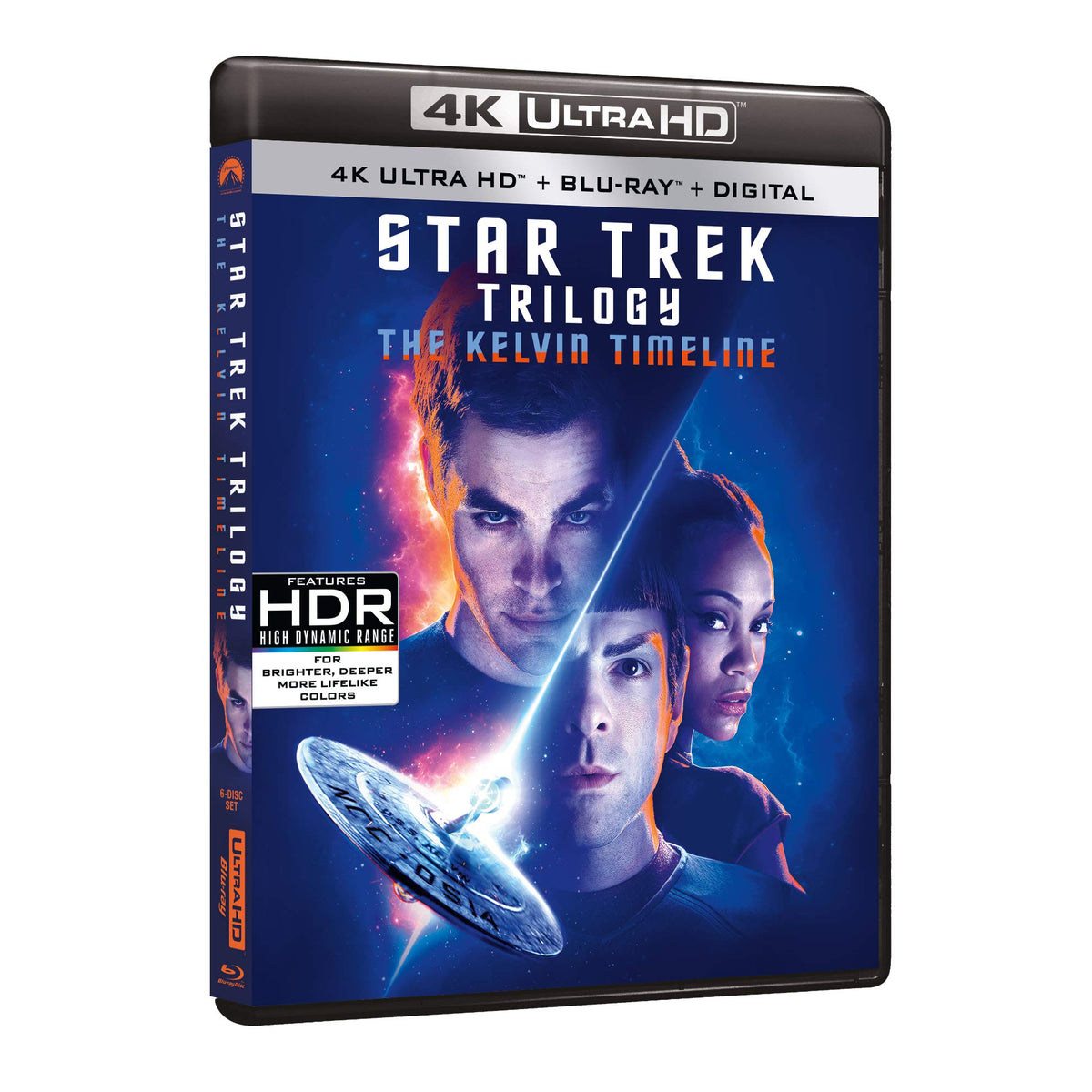 Star Trek Trilogy: The Kelvin Timeline (4k UHD + Blu-ray + Digital ...