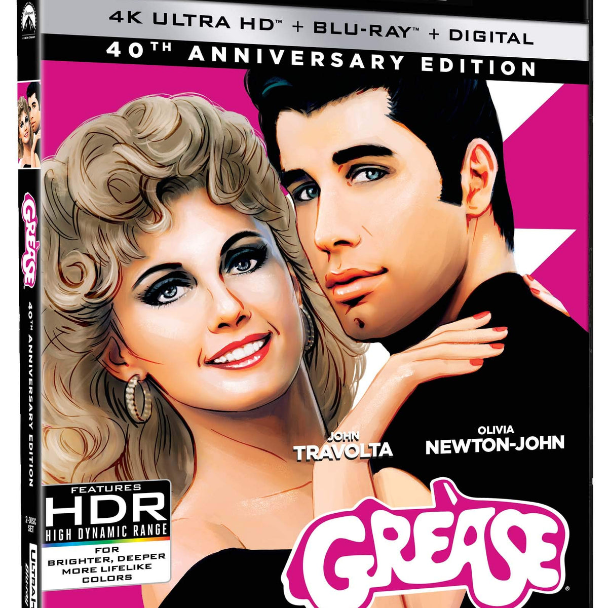 Grease (4K UHD + Blu-ray + Digital) – Under Yours