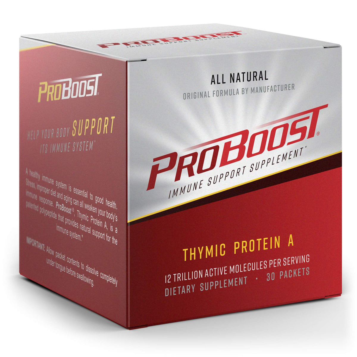 ProBoost Thymic Protein A Powder Packets (4 McG TPA) – Immune System S ...