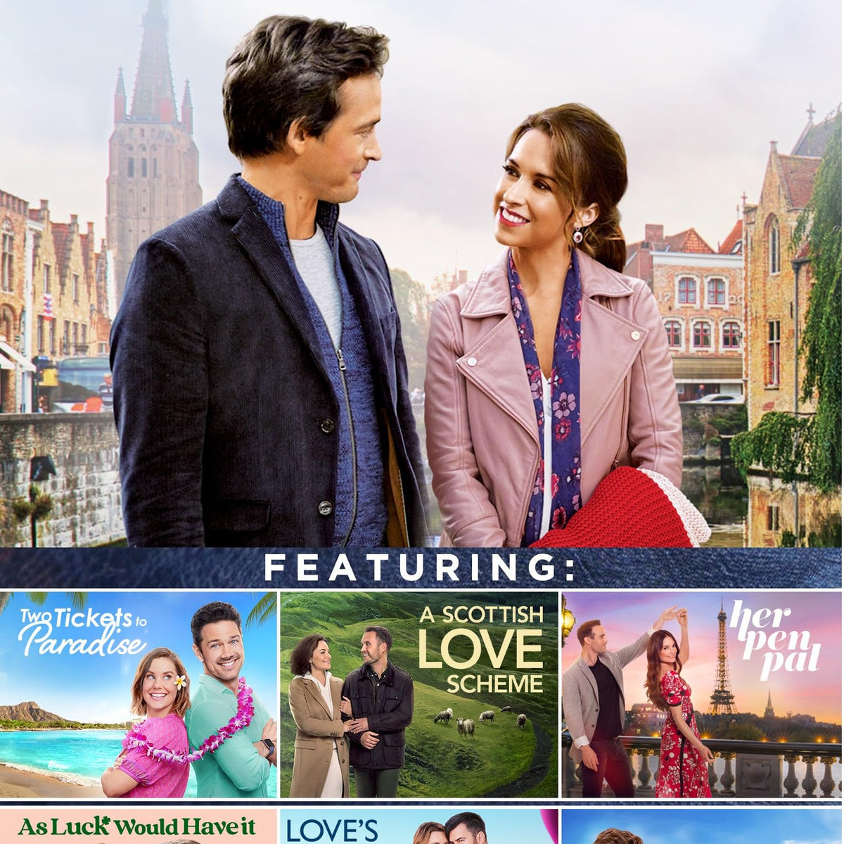 Hallmark 12-Movie Collection: Rome in Love, Love on Iceland, Paris Win ...