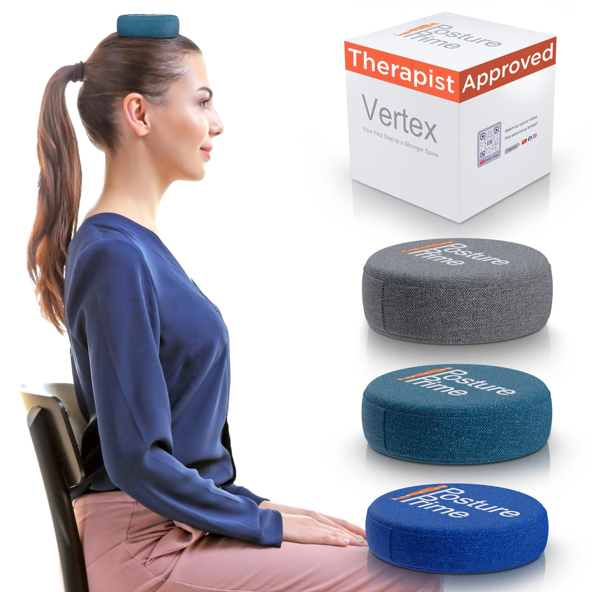 Posture Prime Vertex Weighted Cushion Forward Head Posture Corrector f ...