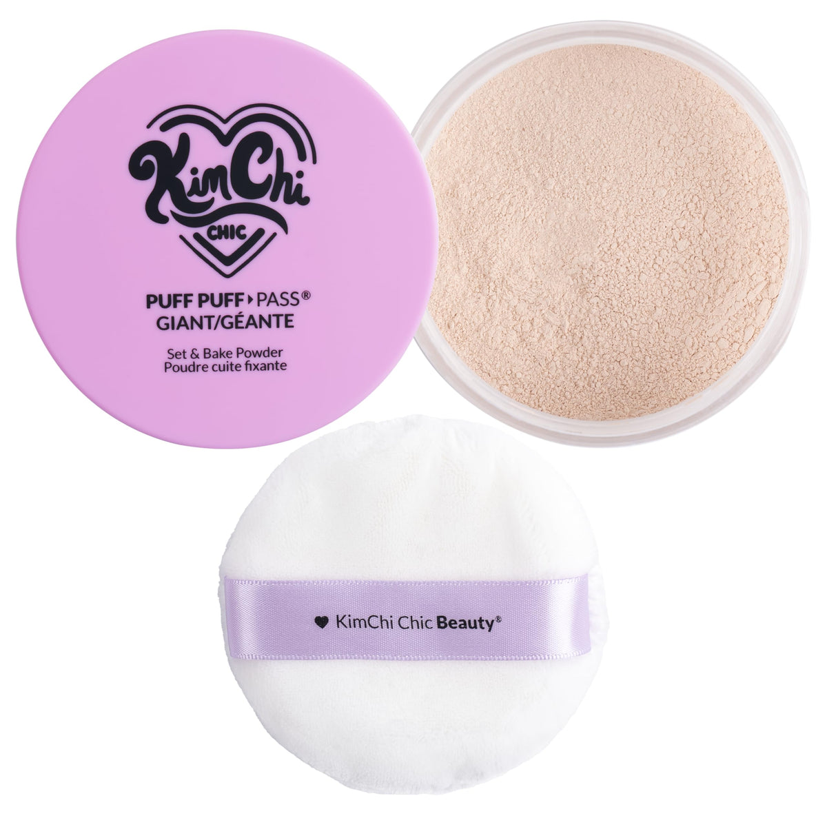 KimChi Chic Giant Puff Puff Pass Set & Bake Powder - Loose Setting Pow ...