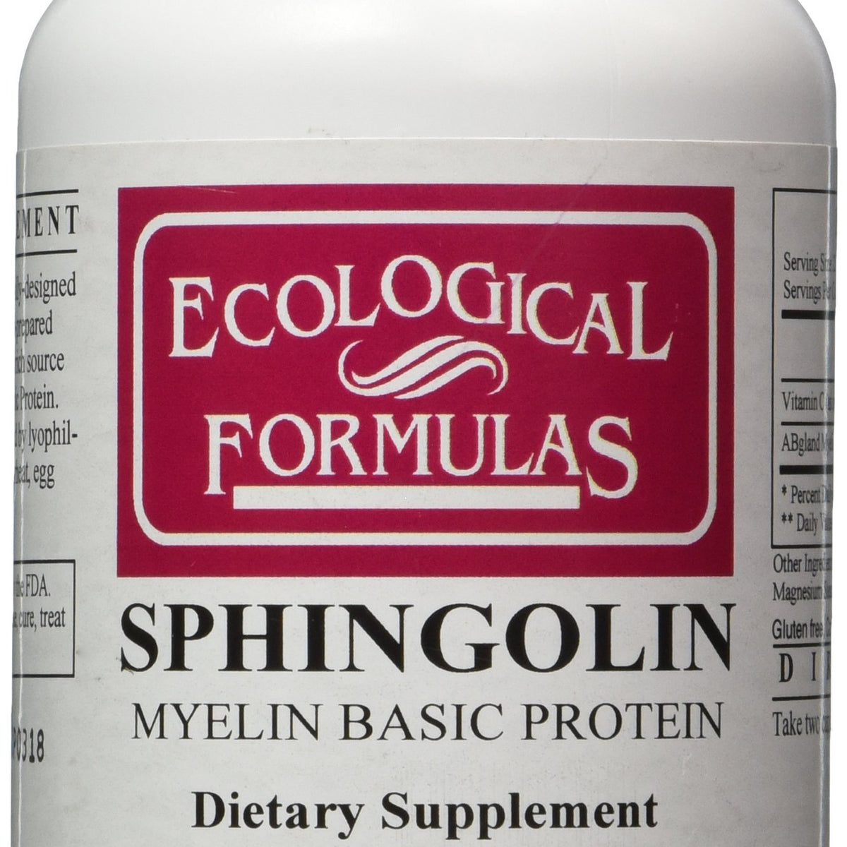 Ecological Formulas - Sphingolin 200 mg 240 caps [Health and Beauty ...